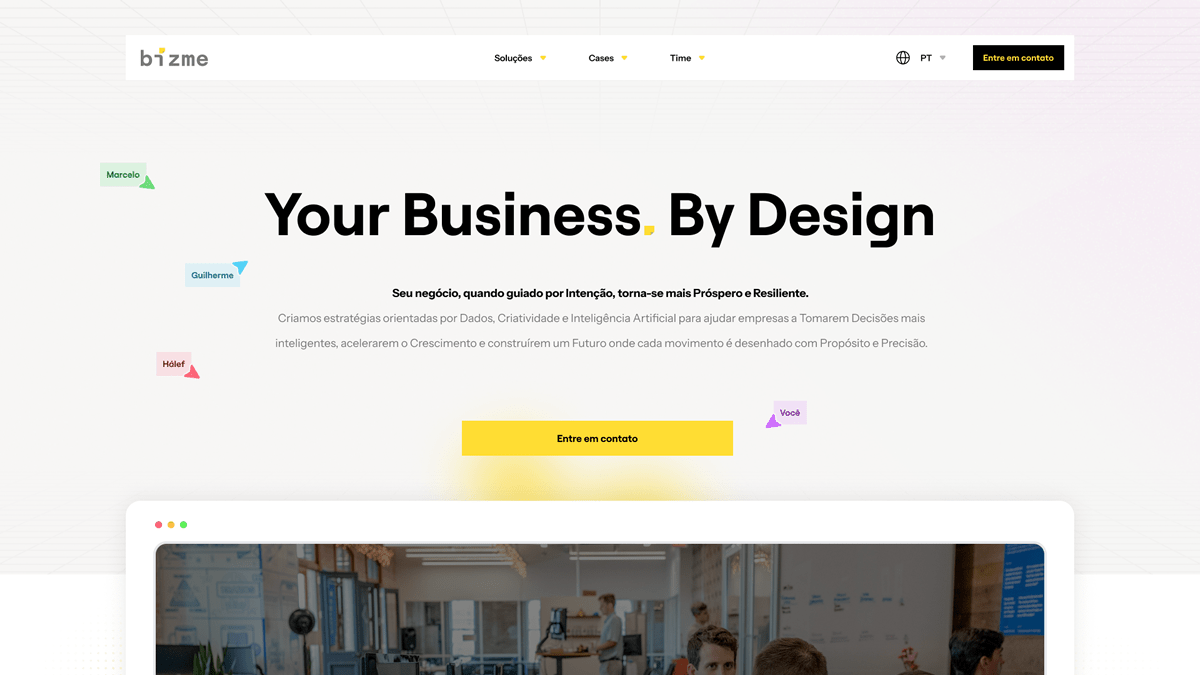 Consultoria Estratégica em Dados, Design e Inteligência Artificial | Bizme